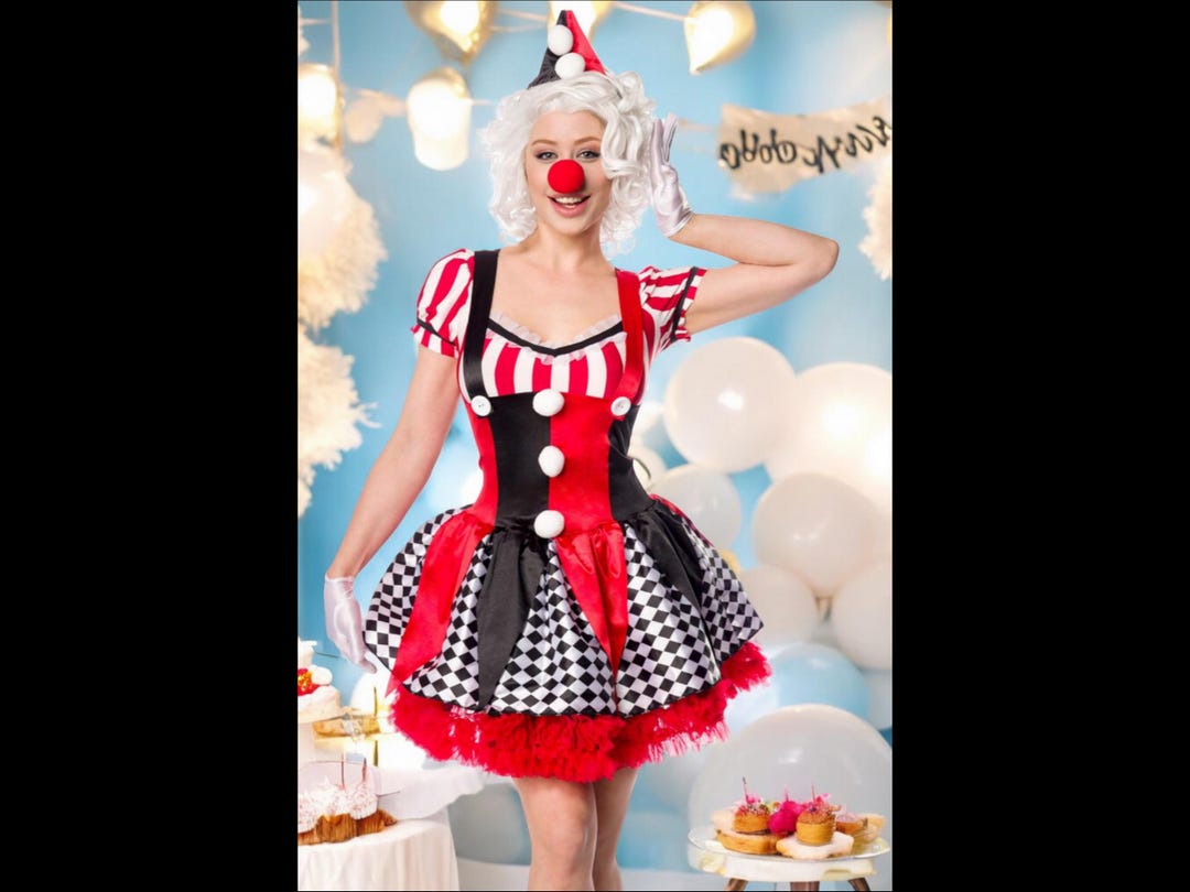 Jester, Funny Clown Costume, Larp Costume, Pantomime Costume, Clown ...