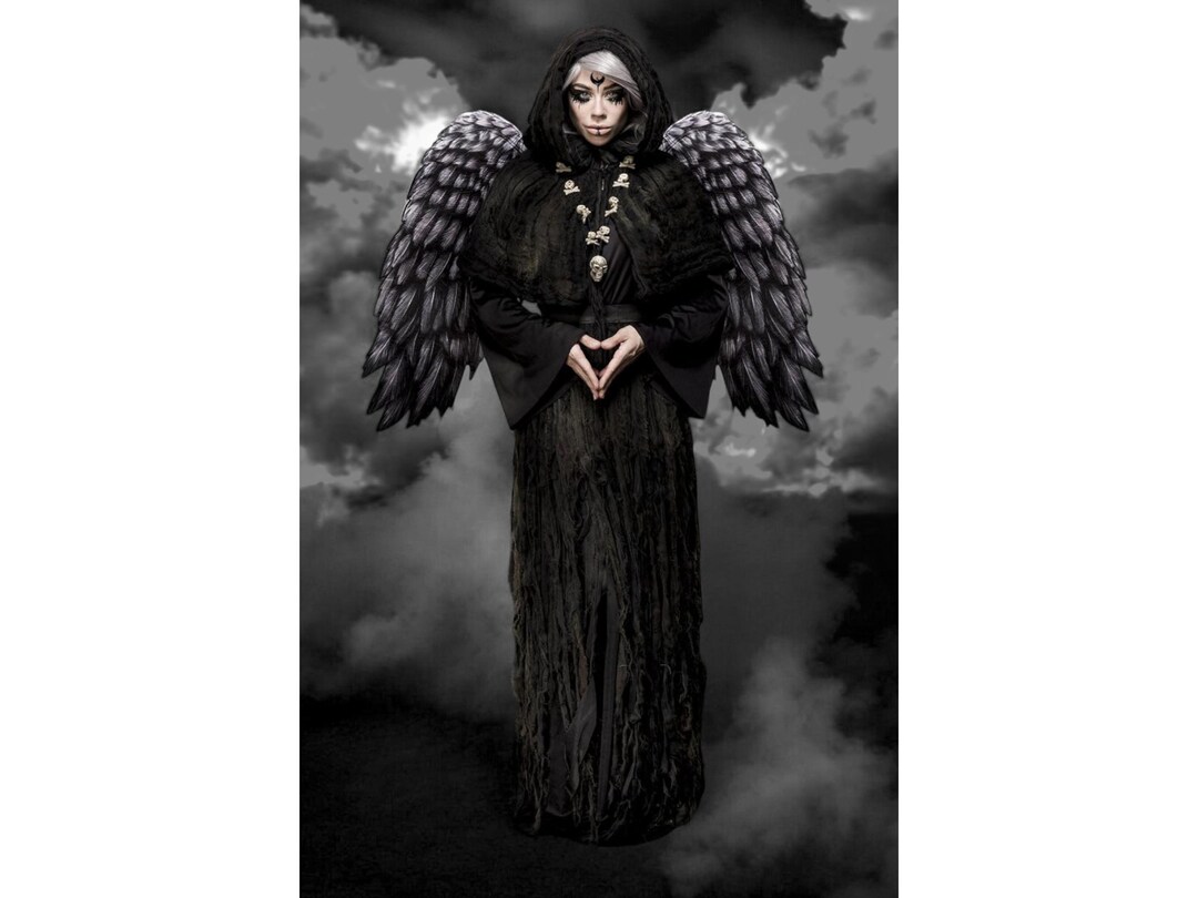 Fallen Angel Costume, Witch Costume,larp Costume, Demon Costume,larp ...