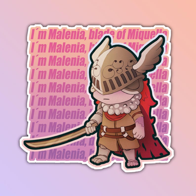 Elden Ring Stickers - Malenia, Blade of Miquella - Etsy Australia