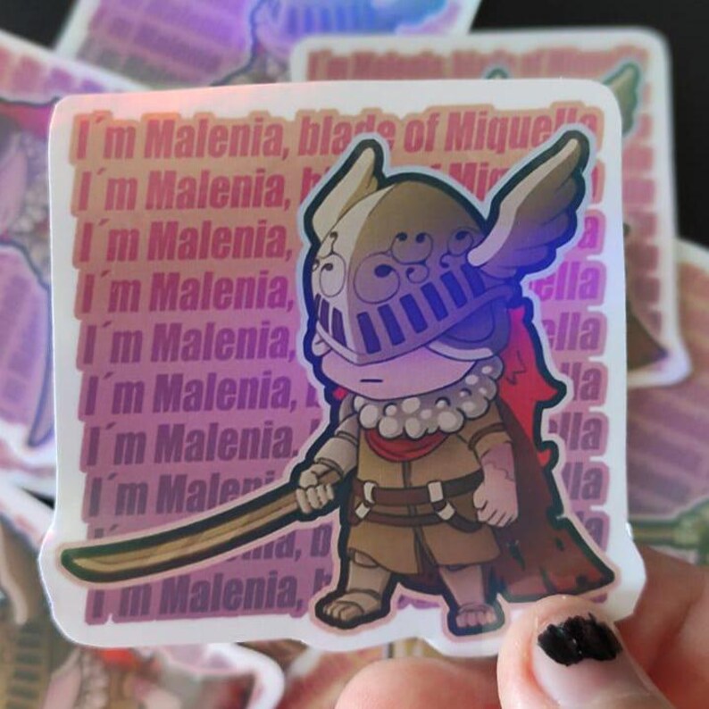 Elden Ring Stickers - Malenia, Blade of Miquella - Etsy Australia
