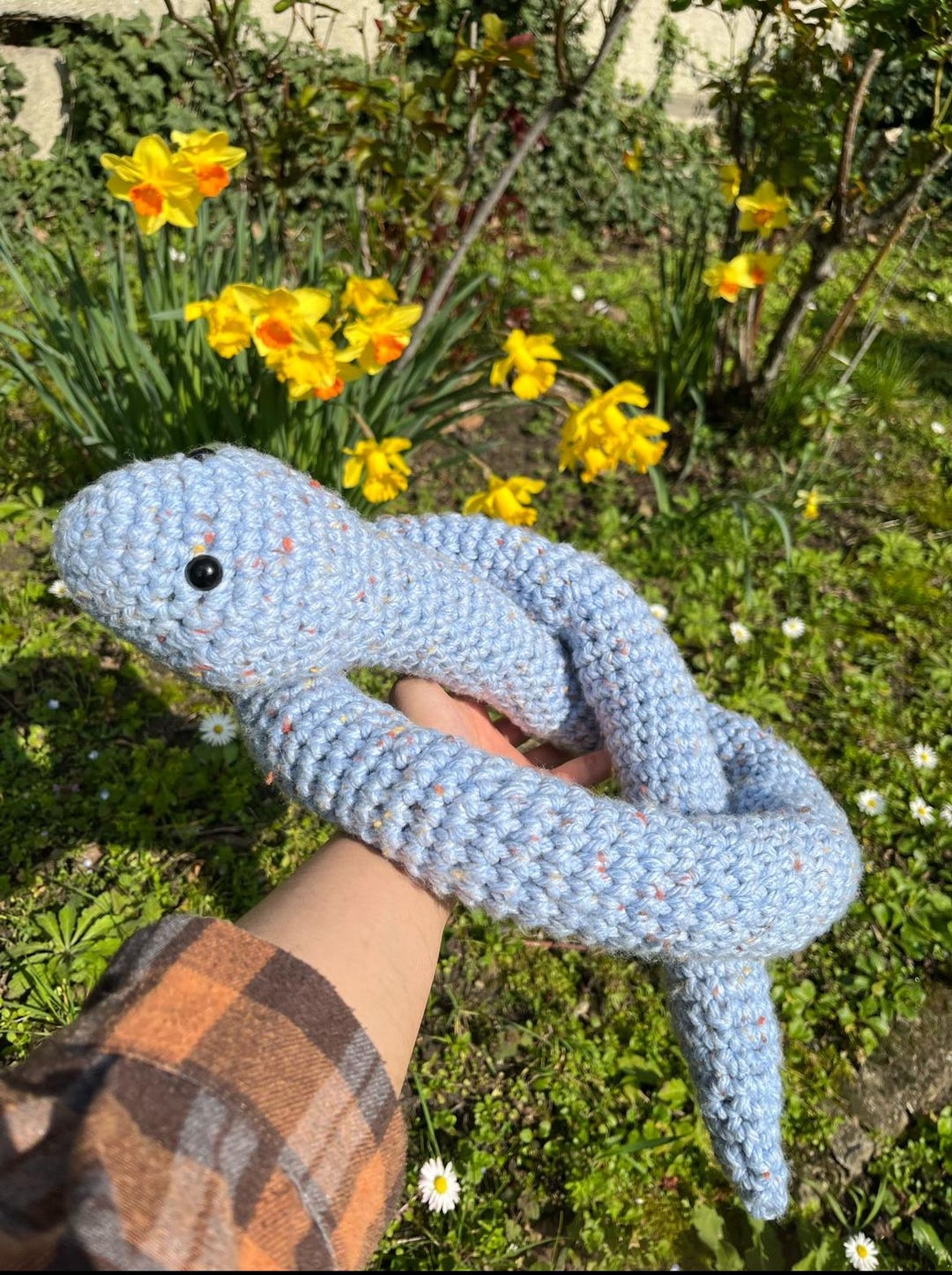 Crochet Snake, Snake Plush, Giant Snake, Cuddly Toy, Amigurumi, Pink ...