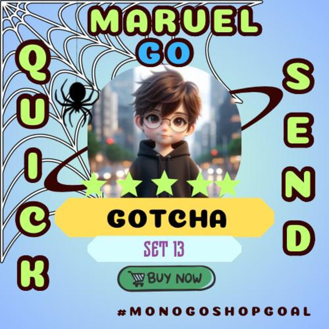 Mono Go 5-star Sticker L GOTCHA L 1 Piece L Fast Delivery - Etsy