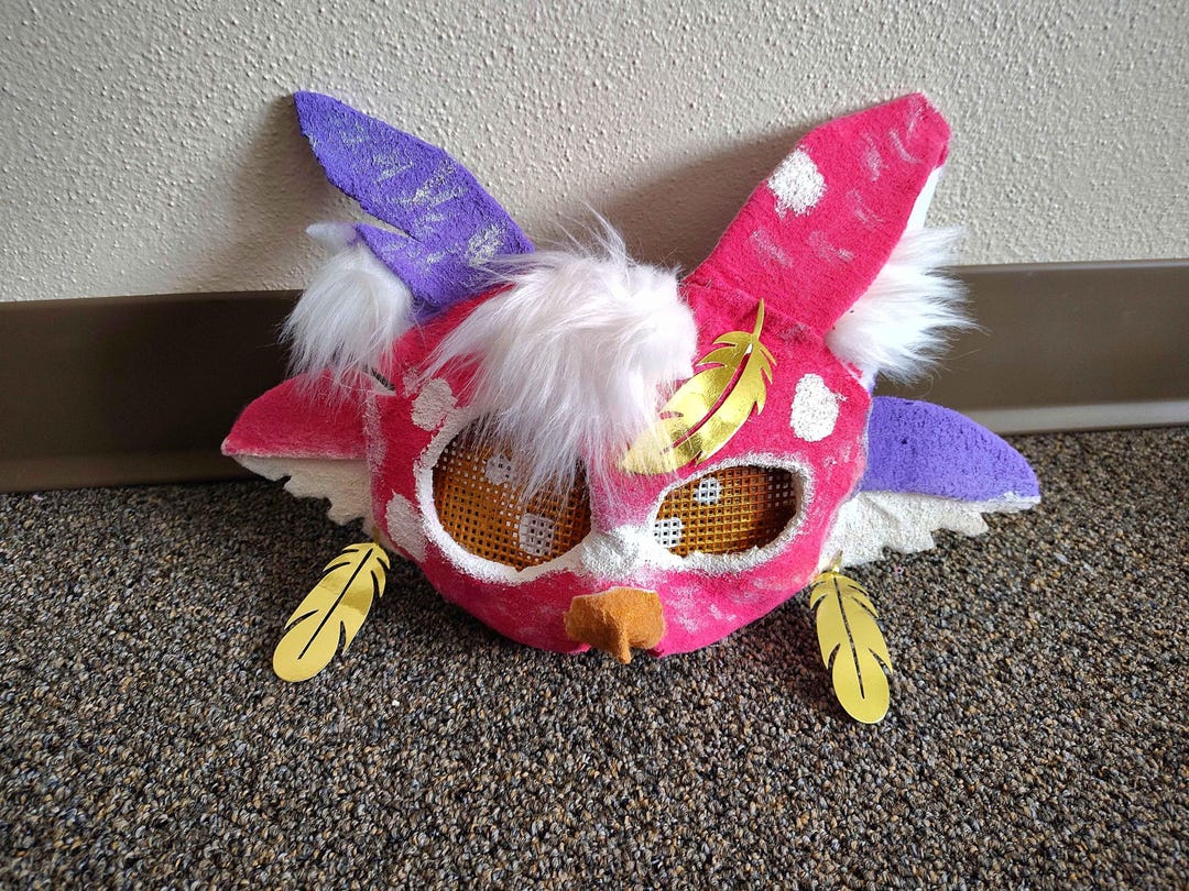 Four-eared Funky Cat Mask - Etsy