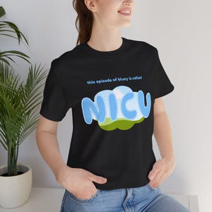 BLUEY NICU Nurse T Shirt, Neonatal Intensive Care Unit RN Tee, Medical ...