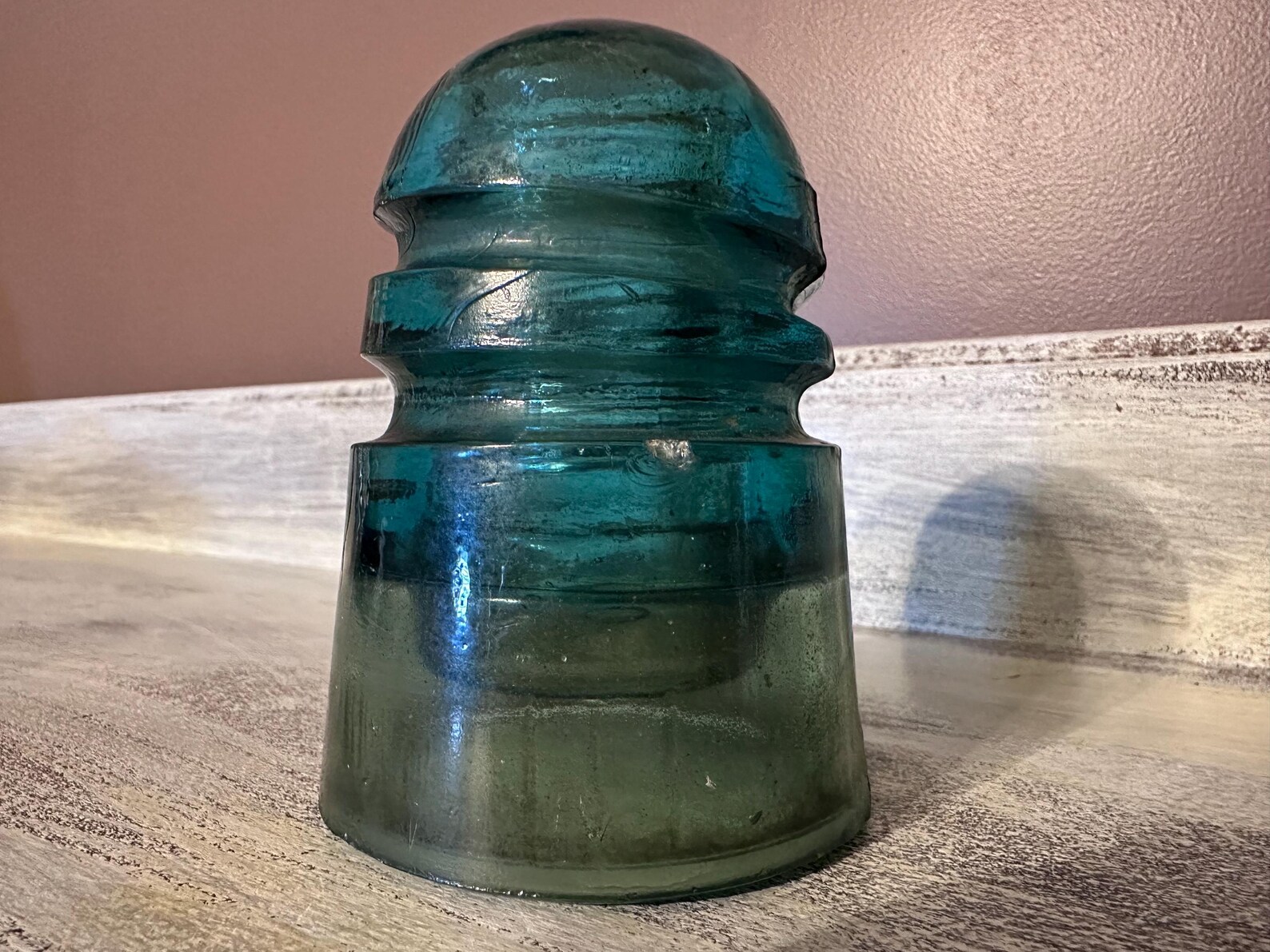 Green Glass Unmarked Wire Insulator - Etsy