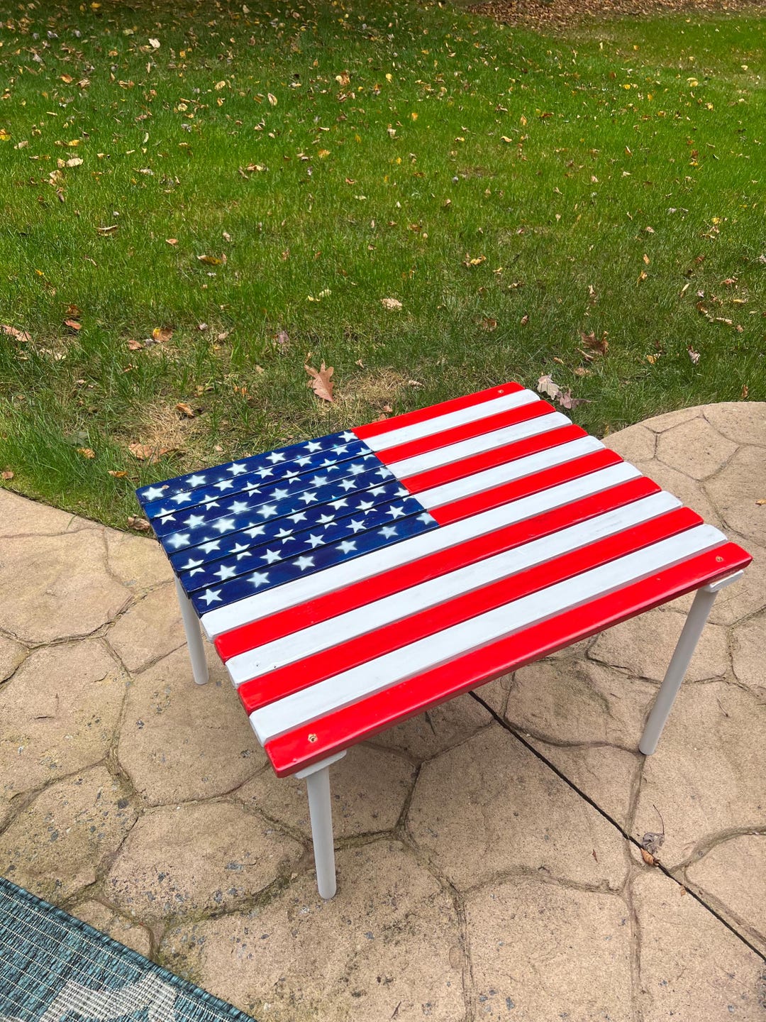 American Flag Portable Tables - Etsy