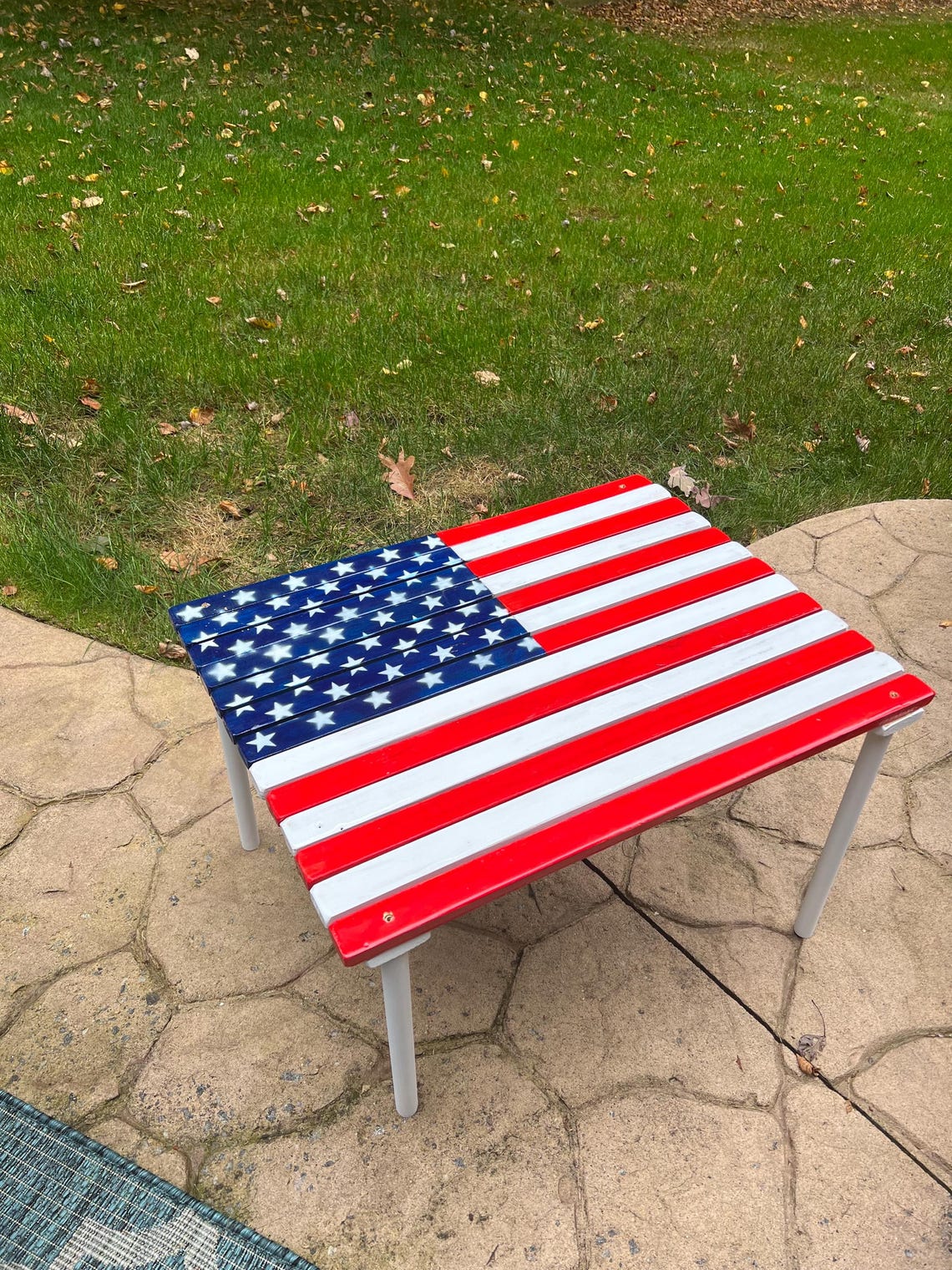 American Flag Portable Tables - Etsy