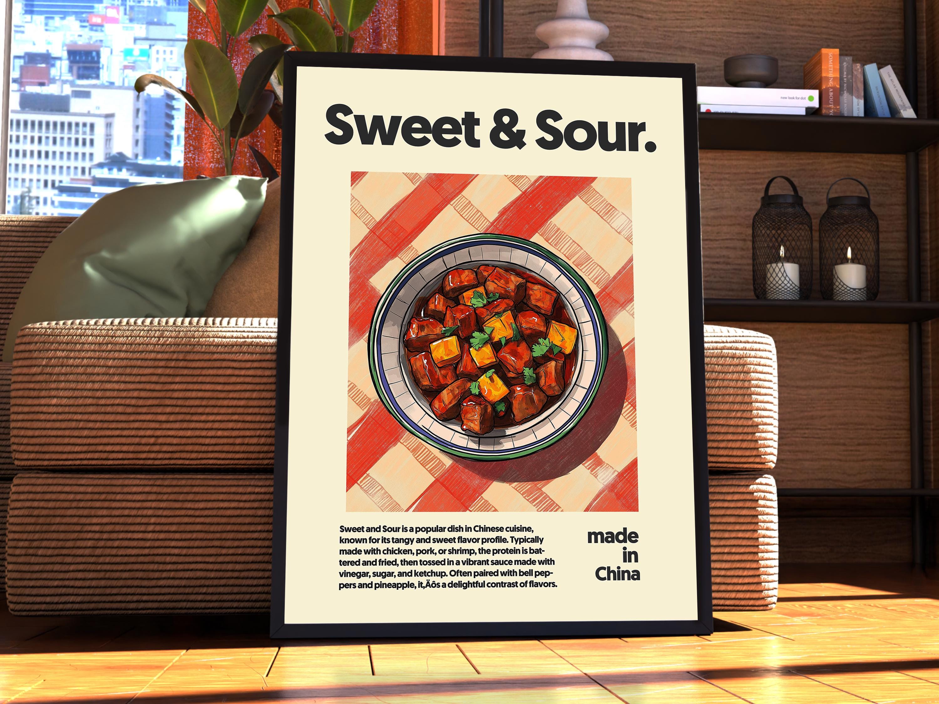 Sweet and Sour Poster - Food Poster - Kitchen Decor - Kitchen Print ...
