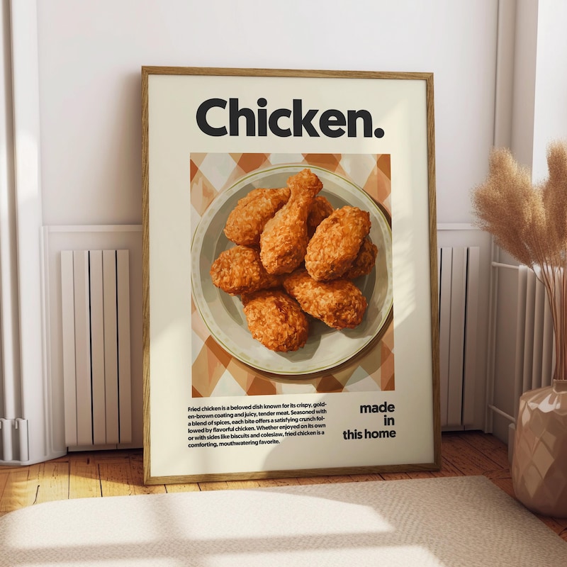 Chicken Poster - Etsy