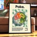 Poke Poster - Food Poster - Kitchen Decor - Kitchen Print - Hawaii Food ...