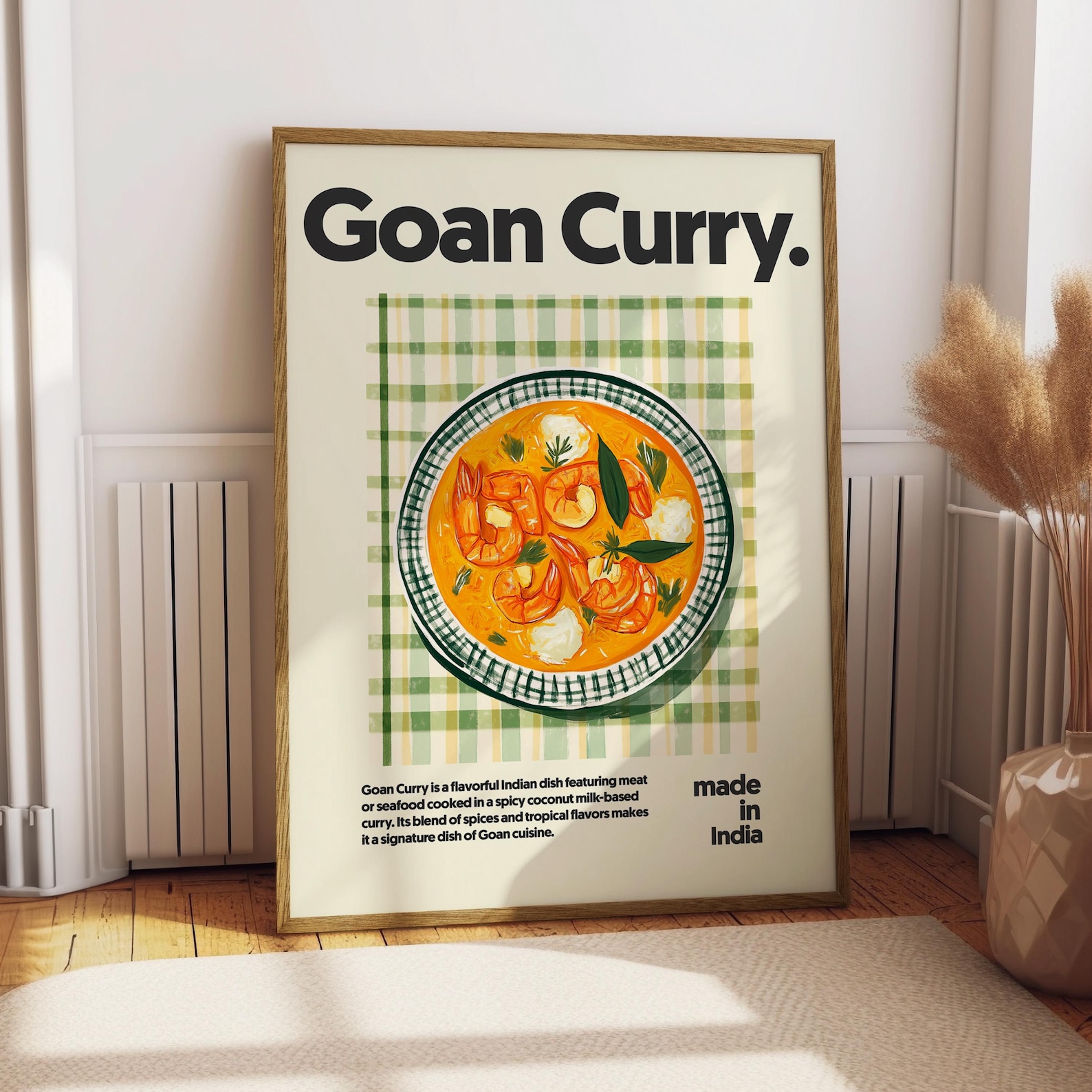 Goan Curry Poster - Food Poster - Kitchen Decor - Kitchen Print ...