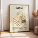 Lassi Poster - Food Poster - Kitchen Decor - Kitchen Print - Indian ...
