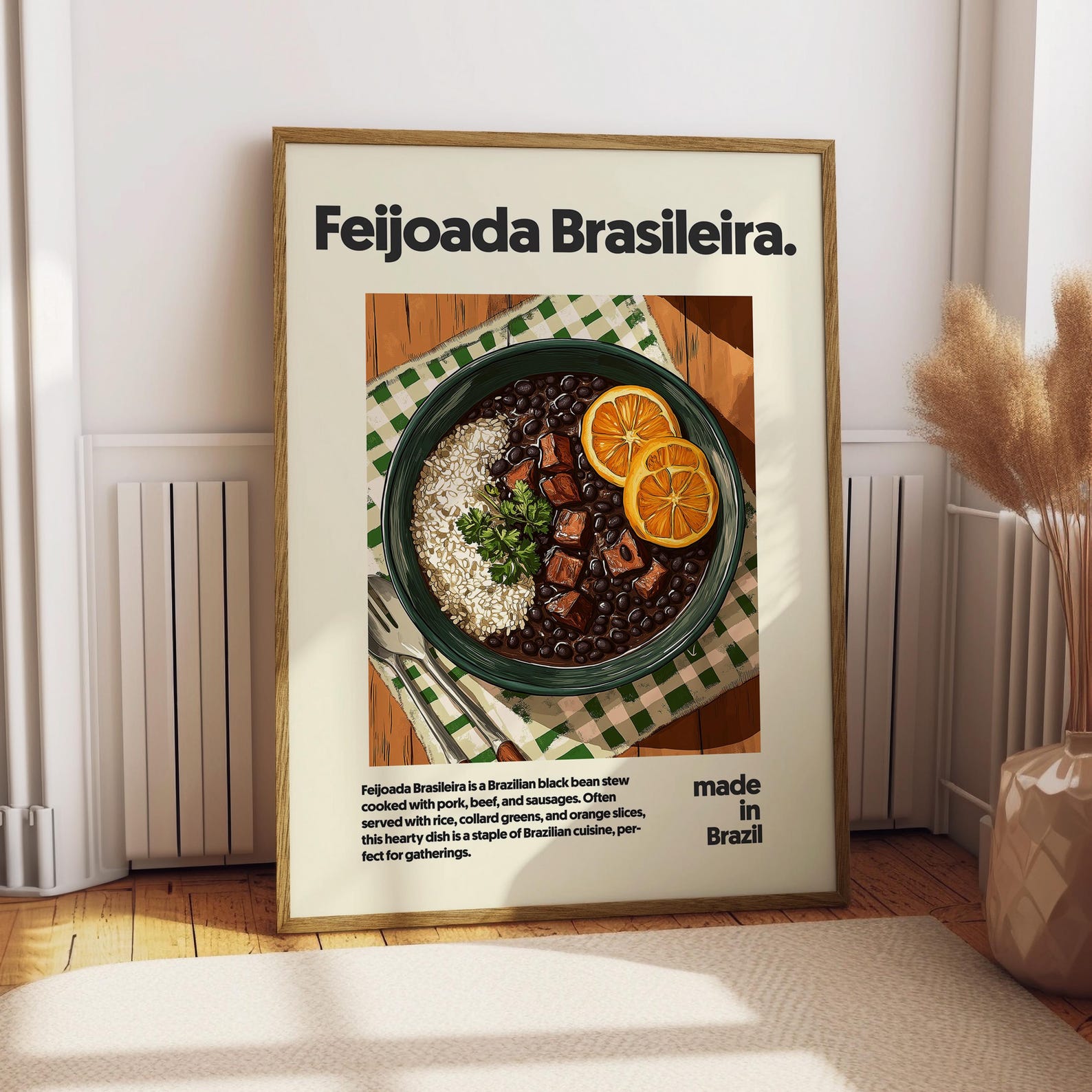 Feijoada Poster - Food Poster - Kitchen Decor - Kitchen Print ...