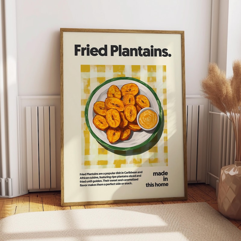 Plantain Poster Art - Etsy