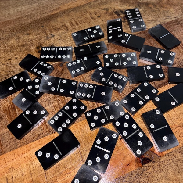 Silver Dominoes - Etsy