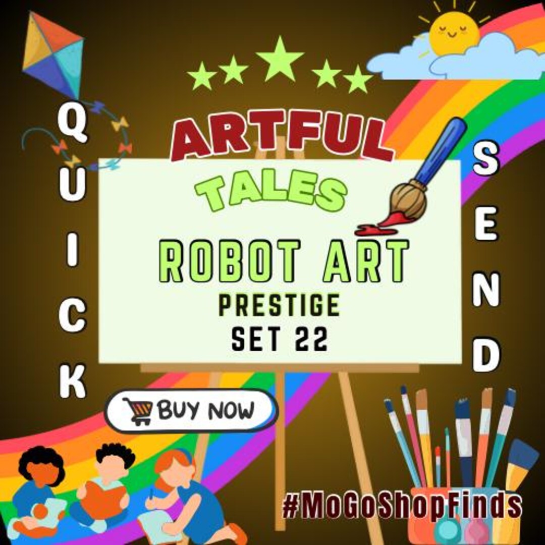 Mogo 5-star Sticker L ROBOT ART 2nd Almum L 1 Piece Fast Delivery - Etsy