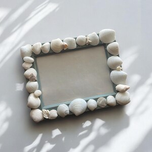 Sea Shell Picure Frame Keepsakes, Personalized or Random, Coastal Home ...