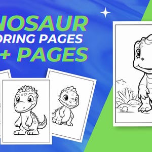 Dinosaur Coloring Activity Sheets Dinosaur Learning Printable for Kids ...