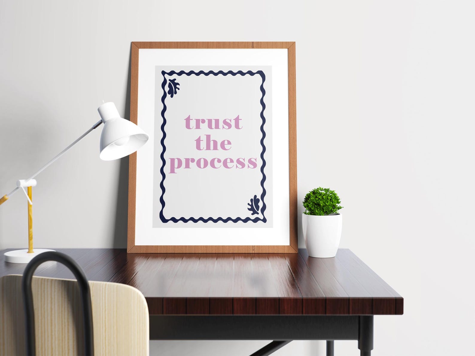 Trust the Process Motivational Poster | Wall Art | Home Decor | Gift ...
