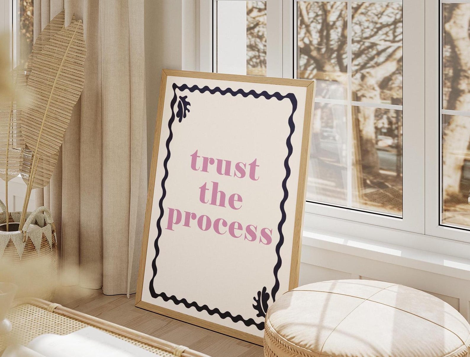 Trust the Process Motivational Poster | Wall Art | Home Decor | Gift ...