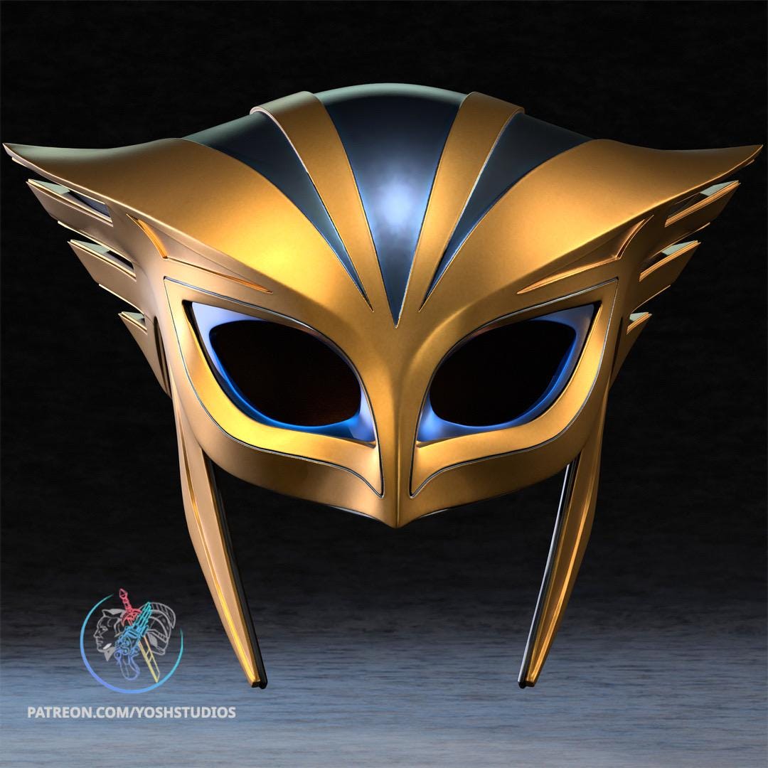 Hawk Girl Helmet (3D Printed) - Etsy