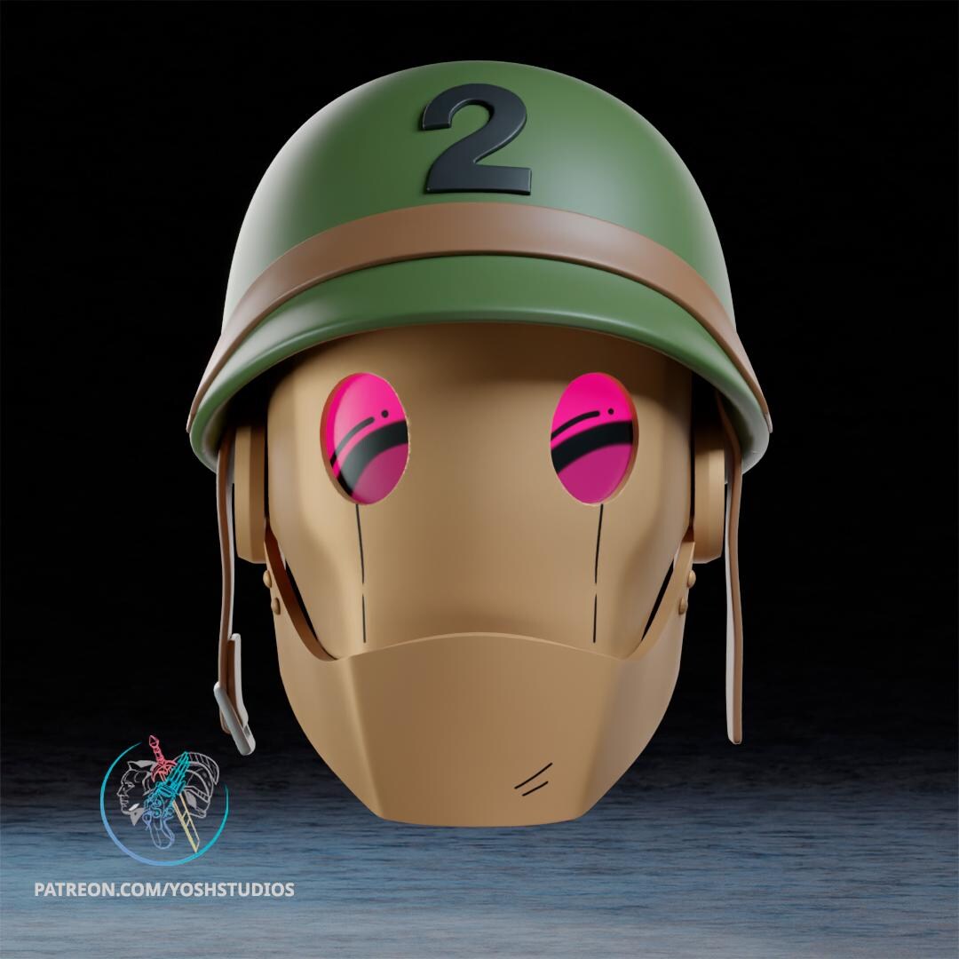 G.I. Robot Helmet (3D Printed) - Etsy