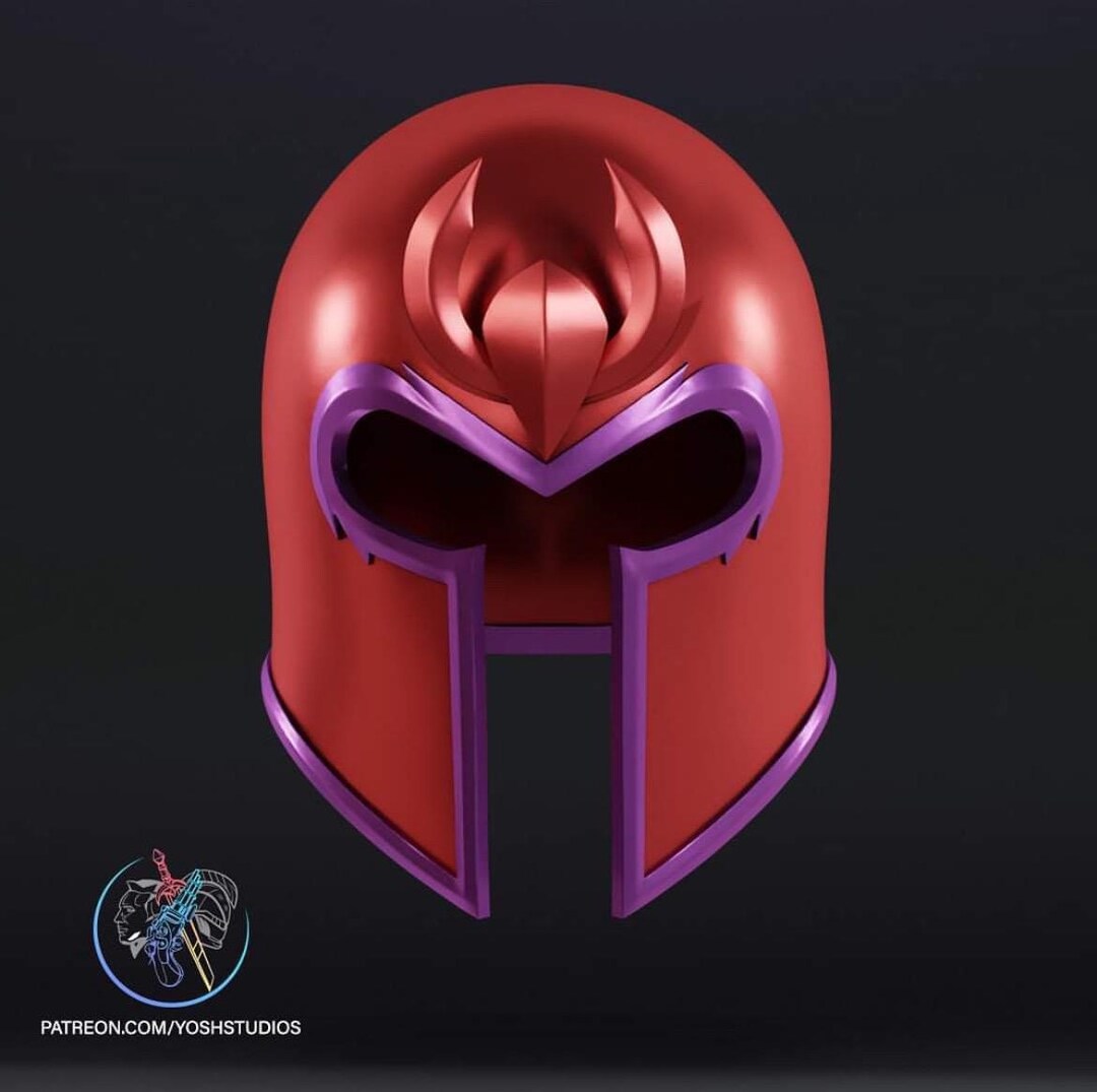 Classic Magneto Helmet (3D Printed) - Etsy