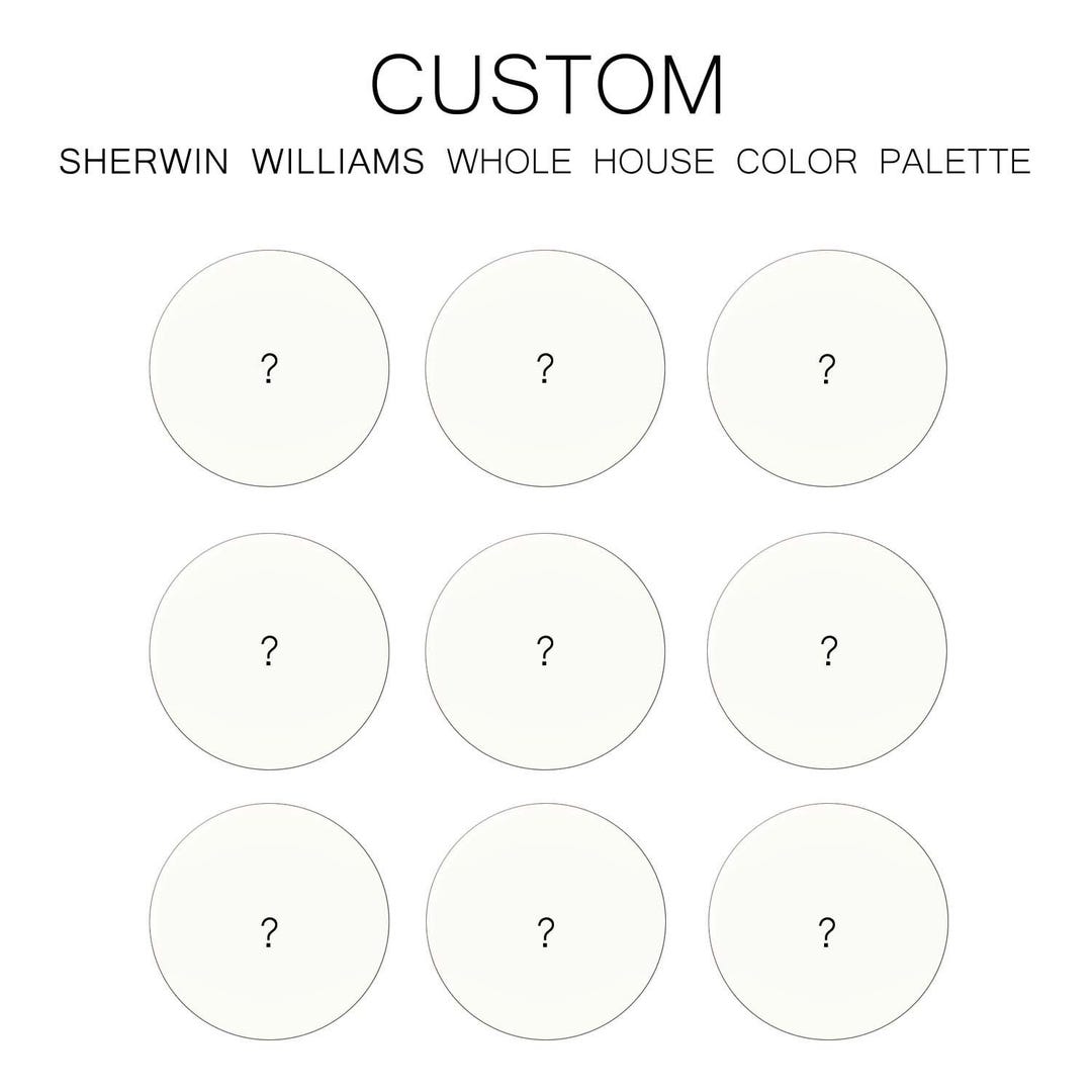 Custom Sherwin Williams Paint Palette - Interior Paint Colors for Home ...