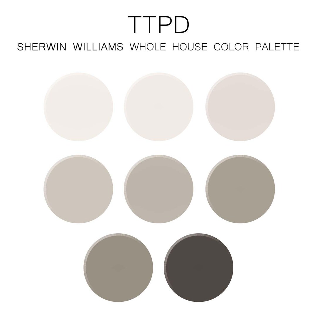 Ttpd-inspired Sherwin Williams Paint Palette - Interior Paint Colors ...