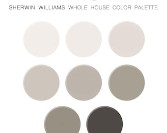 Custom Benjamin Moore Paint Palette - Interior Paint Colors for Home ...