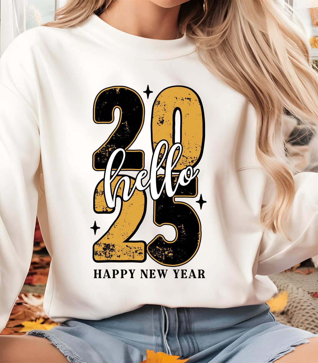 Unisex Hello 2025, 2025 Sweatshirt, Hello 2025 Shirt, 2025 New Year ...