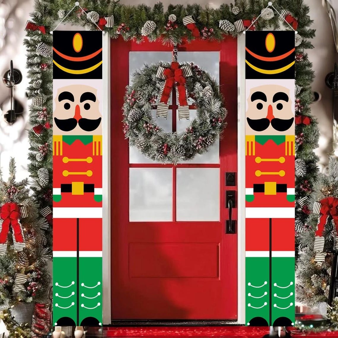 Christmas Door Banner - Festive Holiday Decoration - Etsy
