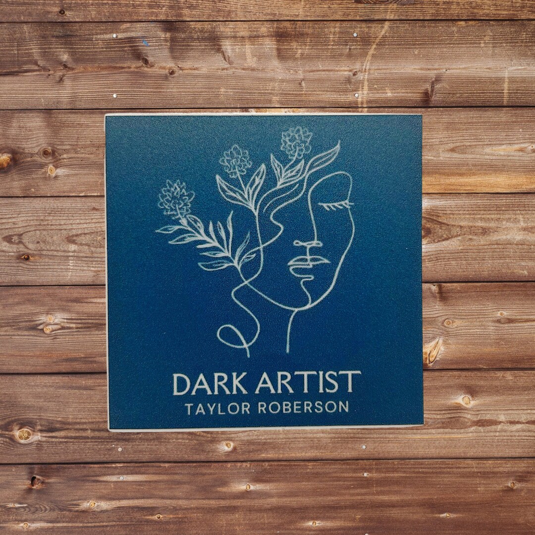 Dark Artist Sticker | Waterproof Vinyl Decal | Original | Gifts for Her ...