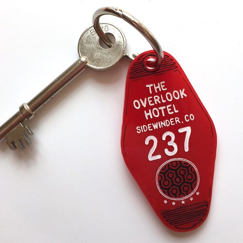 The Shining the Outlook Hotel Room Key Ring Keychain | Etsy