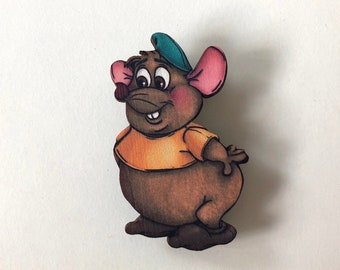 Gus and Jaq Cinderella's Mice Pin Brooch Disney - Etsy