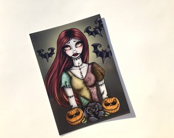 Sheet of Stickers Teacup Sally A Nightmare Before | Etsy