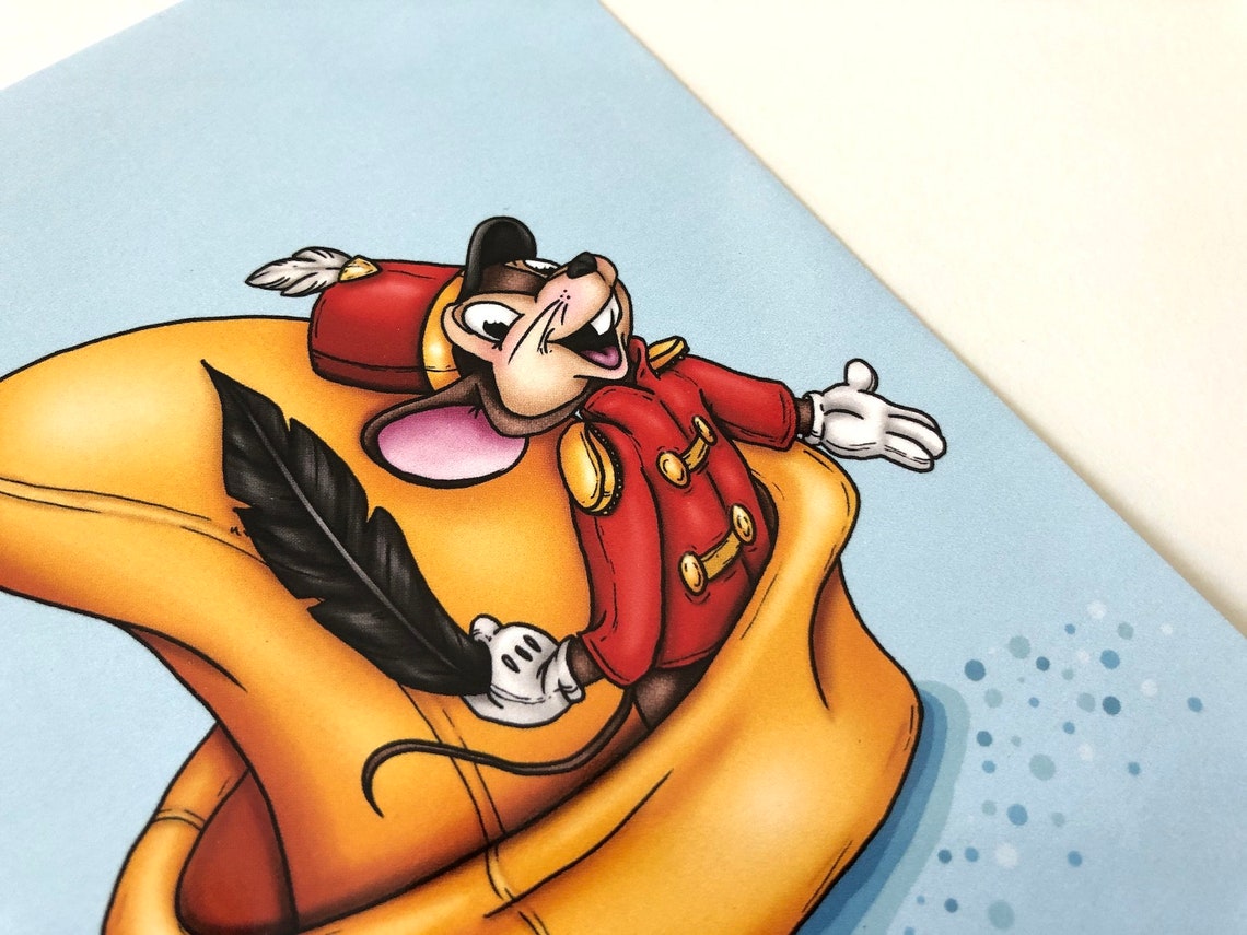 Timothy Q Maus Dumbo Postkarte | Etsy