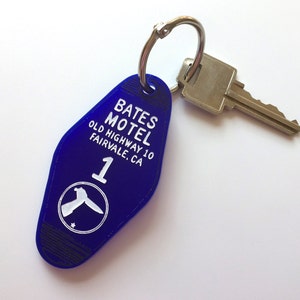 The Bates Motel Motel Room Key Ring Alfred Hitchcock - Etsy Australia