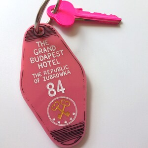 The Grand Budapest Hotel - Hotel Room Key Ring - Wes Anderson ...