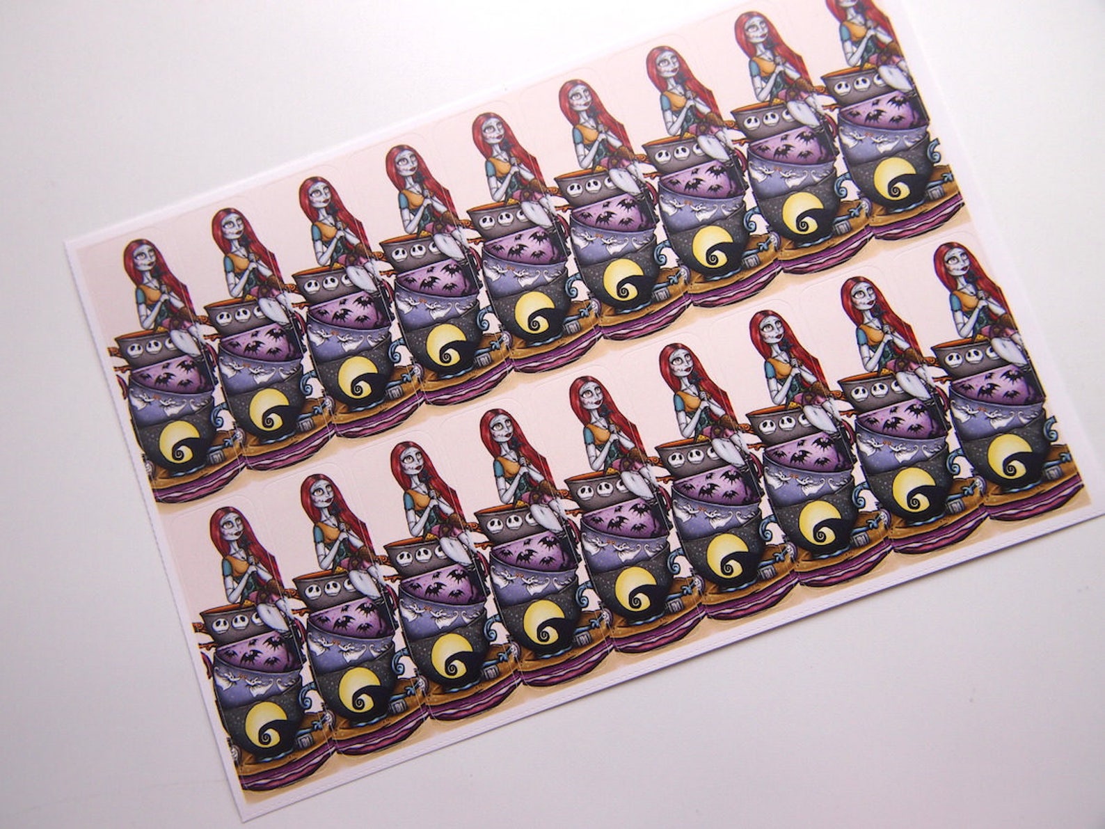 Sheet of Stickers Teacup Sally A Nightmare Before - Etsy