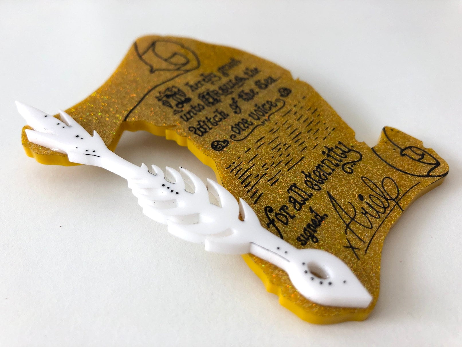 Ursula and Ariel Contract With Pen the Little Mermaid | Etsy Australia