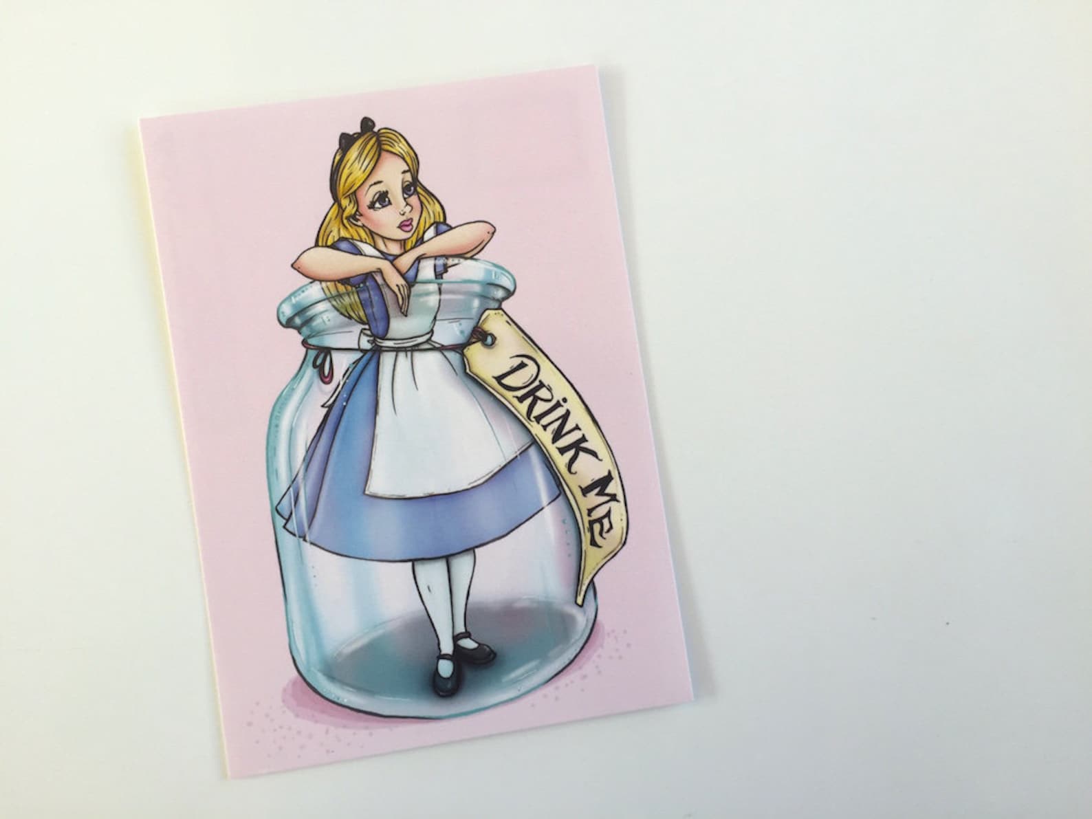 Drink Me Mini Alice in a Bottle Alice in Wonderland | Etsy
