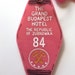 The Grand Budapest Hotel Hotel Room Key Ring Wes Anderson Keychain ...