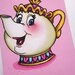 Mrs Potts Beauty and the Beast Postcard - Etsy