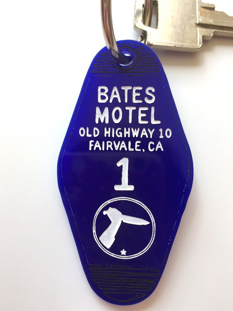 The Bates Motel Motel Room Key Ring Alfred Hitchcock | Etsy Australia