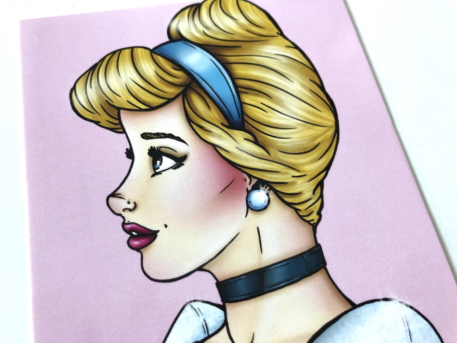 Cinderella Profile Postcard | Etsy Australia
