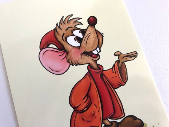 Jaq Mouse Cinderella Profile Postcard | Etsy