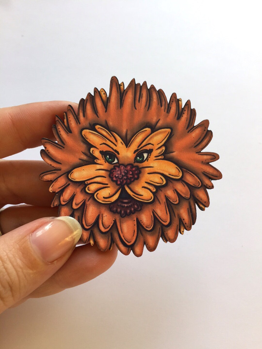 Dandelion Plant Alice in Wonderland Laser Cut Wood Brooch - Etsy