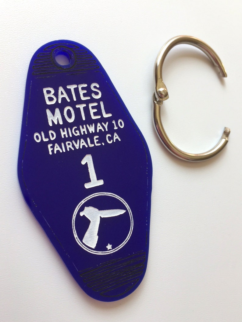 The Bates Motel Motel Room Key Ring Alfred Hitchcock - Etsy Australia