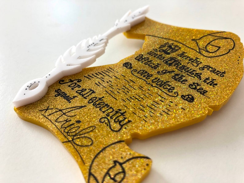 Ursula and Ariel Contract With Pen the Little Mermaid | Etsy Australia